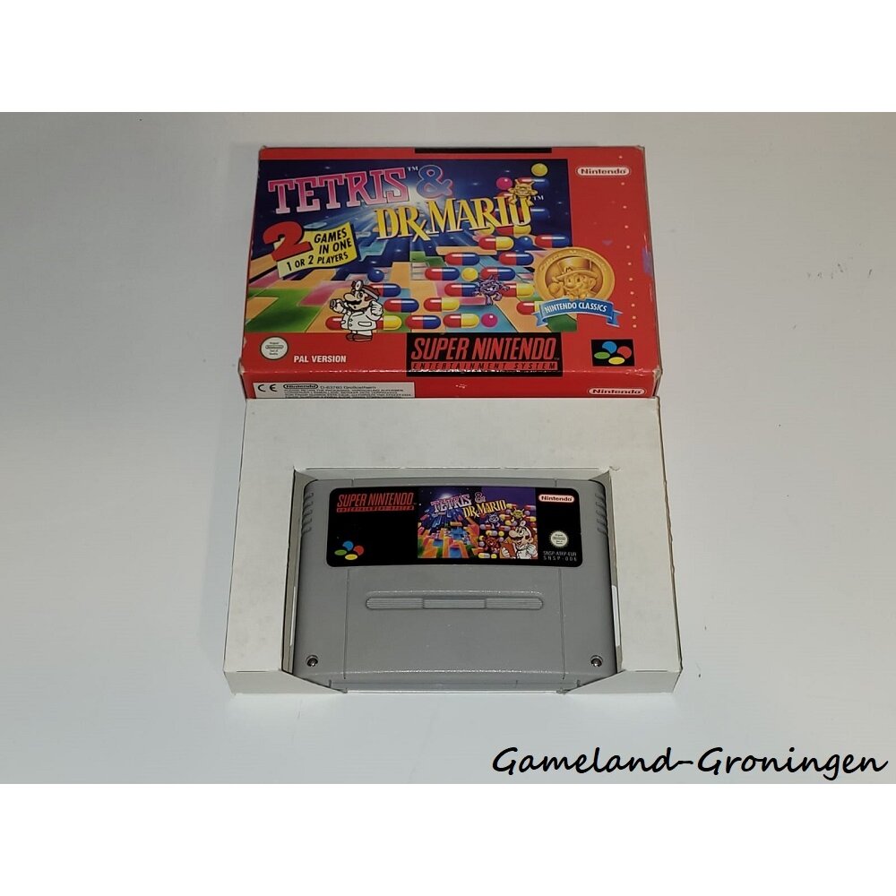 Tetris & Dr. Mario - SNES | Koop bij Gameland-Groningen - Gameland ...