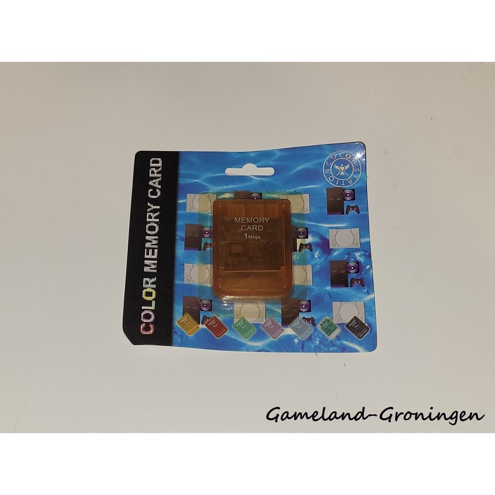 Orange Memory Card for PlayStation 2 - Buy at Gameland-Groningen ...