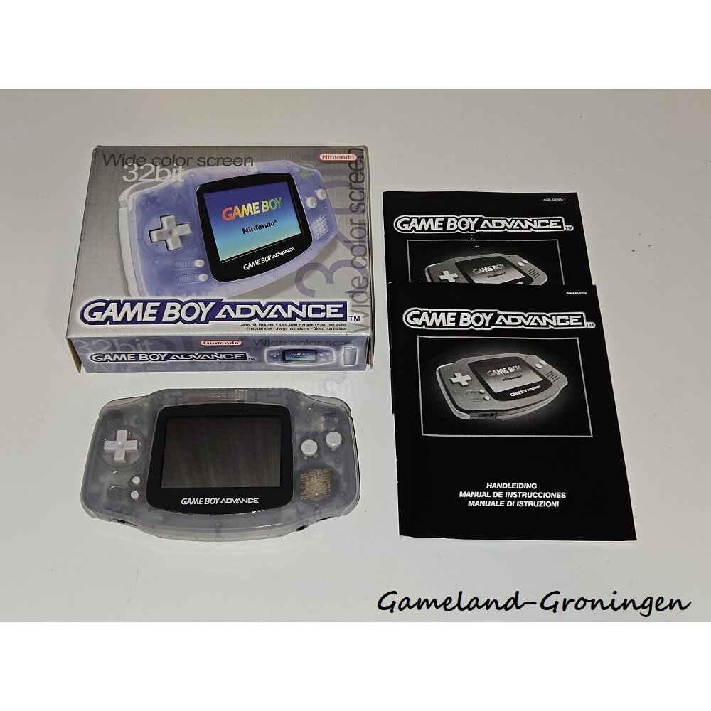 Gameboy Advance (Complete, Glacier) Buy - Gameland-Groningen