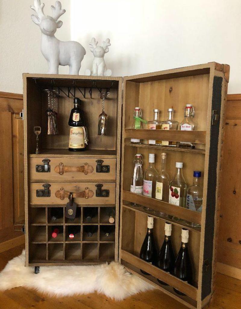 Schrankbar Koffer - Retro Punk