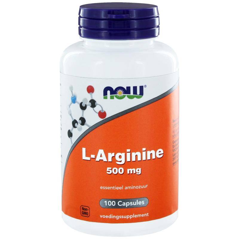 NOW L-Arginine 500 mg - Vitabron