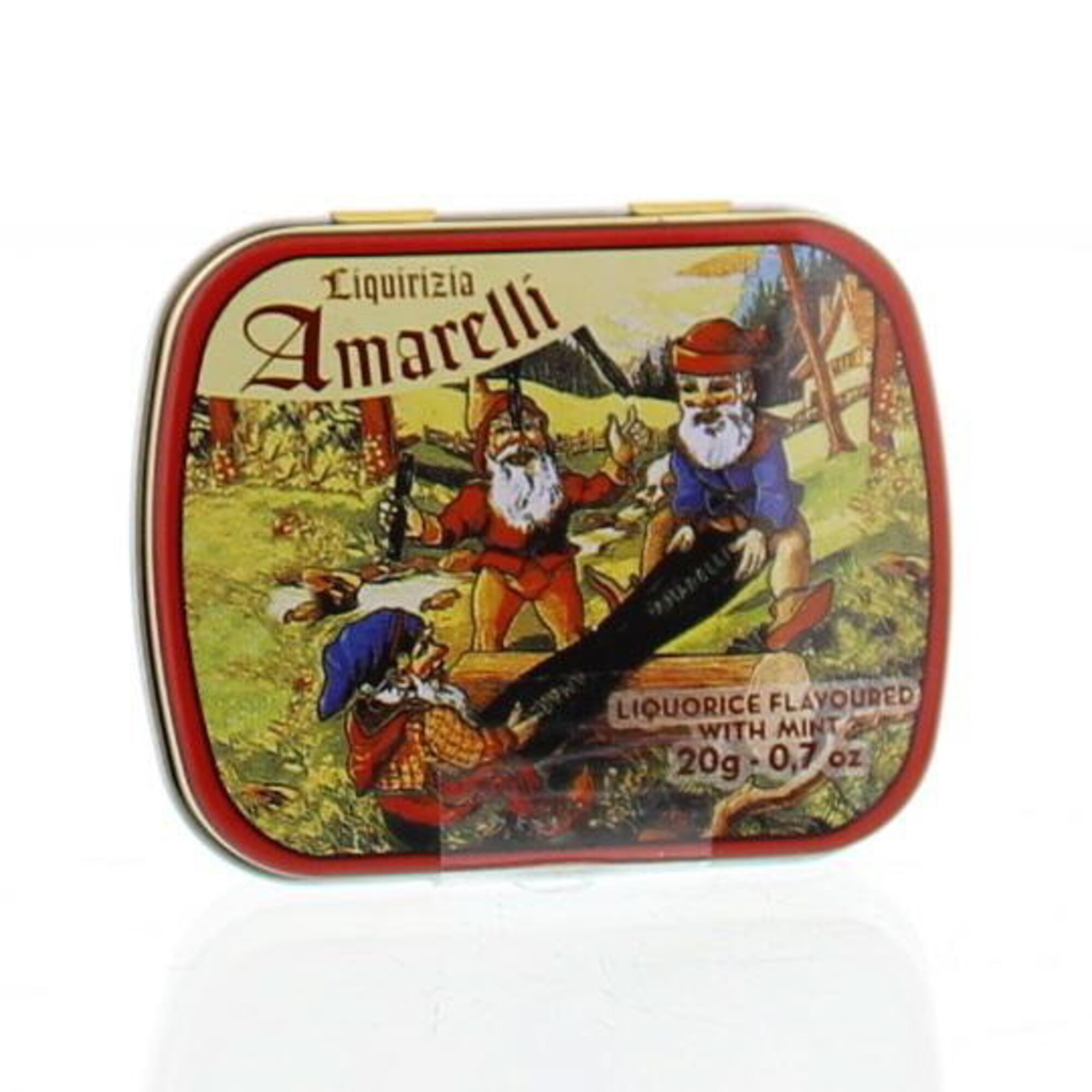 Amarelli Laurierdrop blikje munt chicchi - Vitabron
