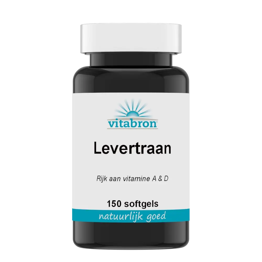 Bestel Levertraan 150 capsules - Vitabron