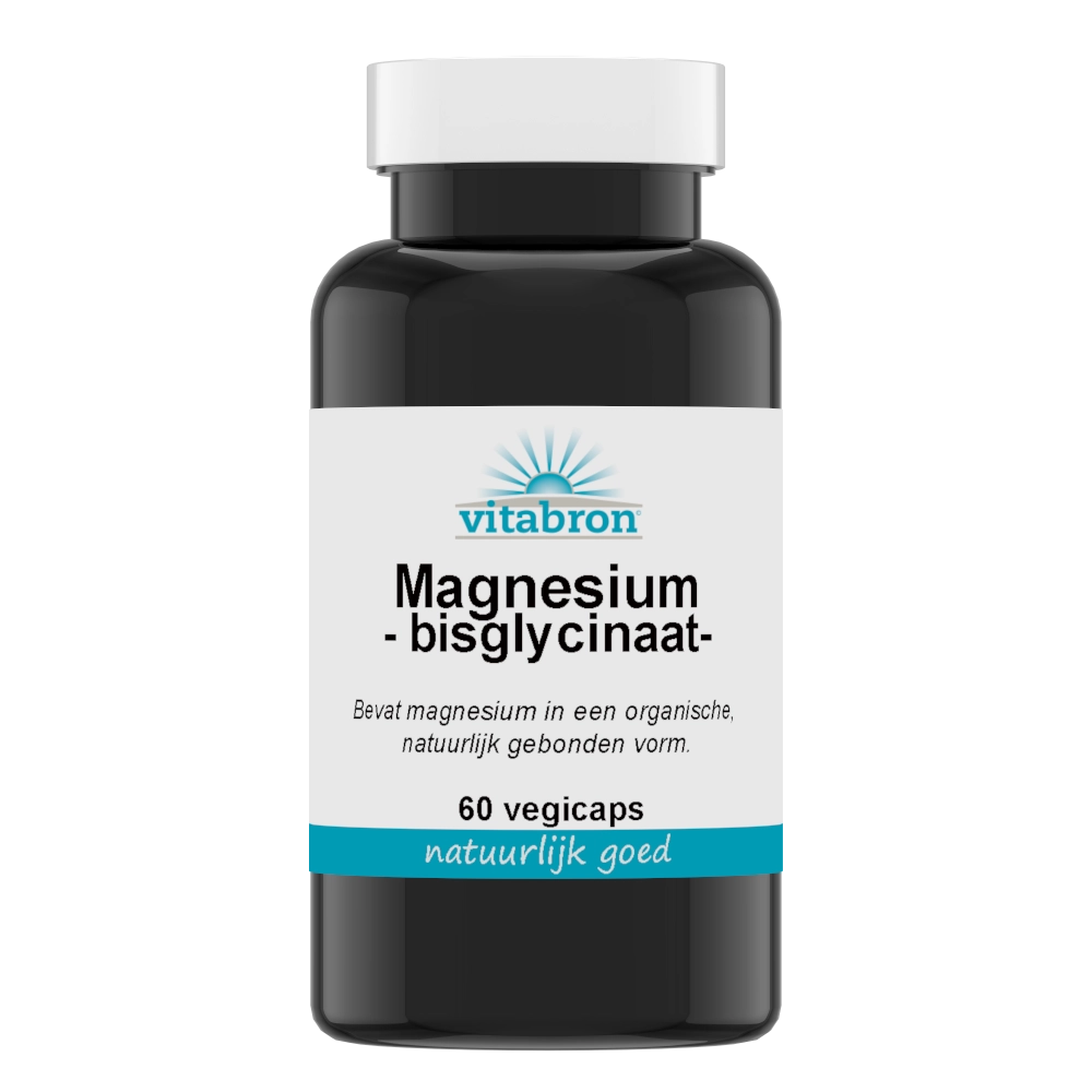 Magnesium bisglycinaat 60-180 vegicaps - Vitabron