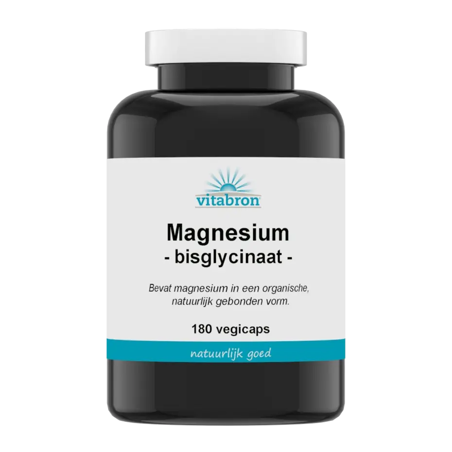 Magnesium bisglycinaat 60-180 vegicaps - Vitabron