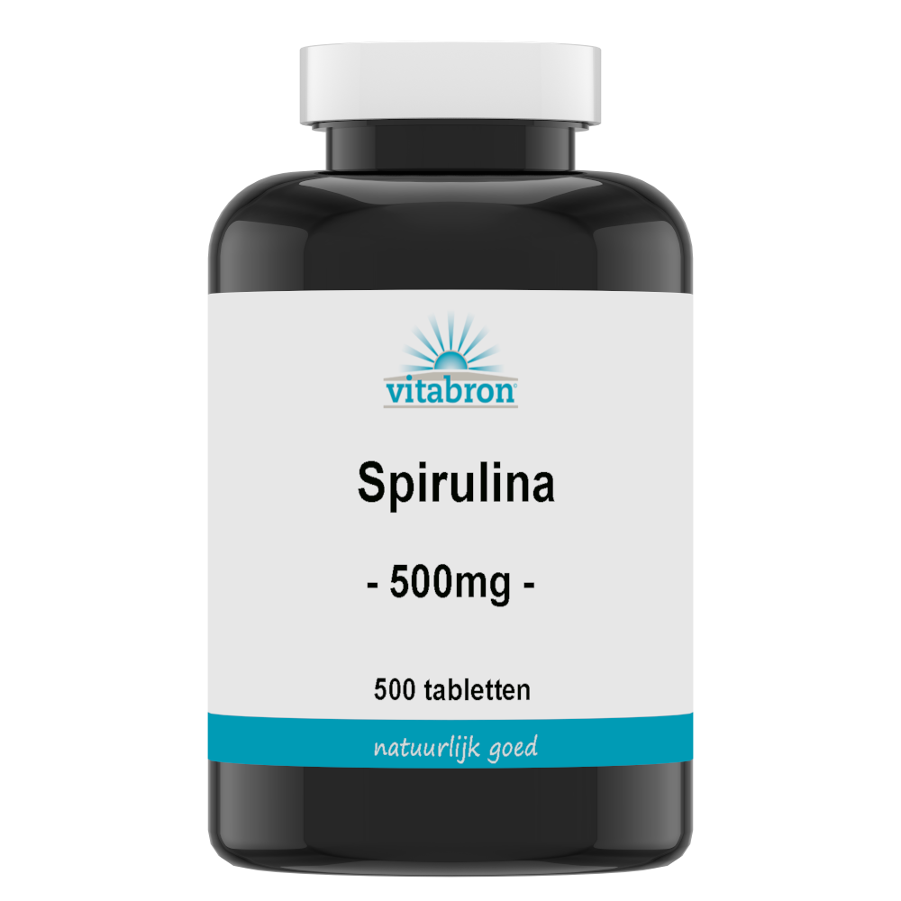 Vitabron Spirulina 500 mg – Pure superfood tabletten - Vitabron