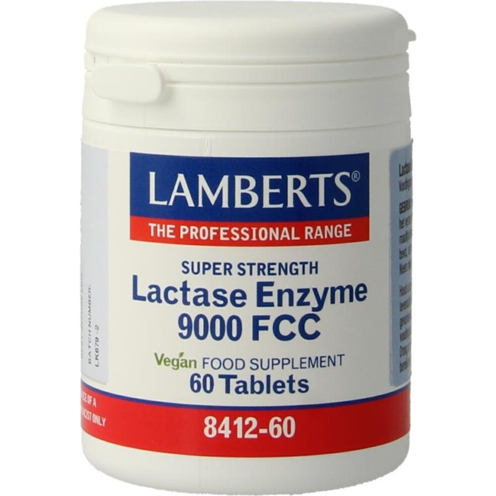 Lamberts Lactase enzym 9000 FCC - Vitabron