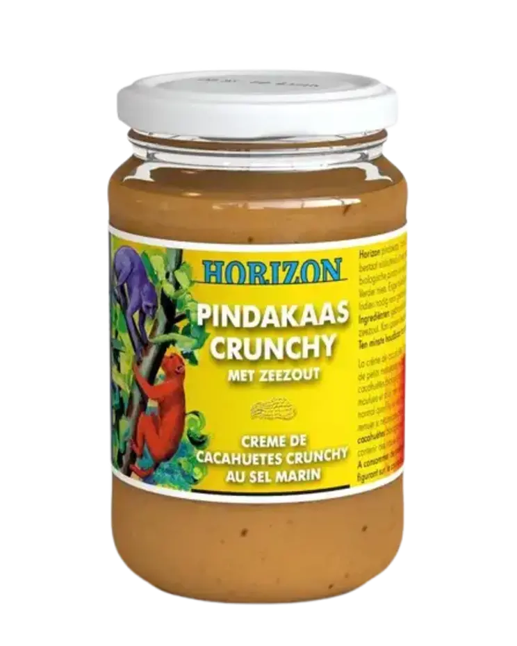 Horizon Pindakaas Crunchy Zeezout Bio - Vitabron