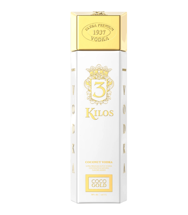 3 Kilos Vodka Coco Gold 70CL | Online Wodka Kopen - Club Vodka
