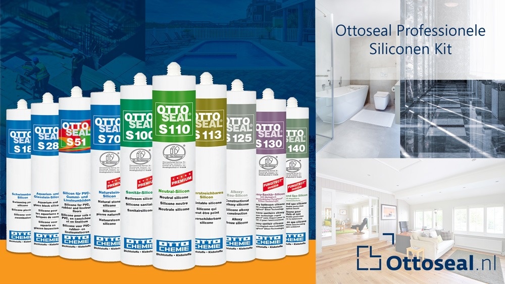 Siliconenkit kopen? Professionele kwaliteit van Ottoseal - Ottoseal Pro