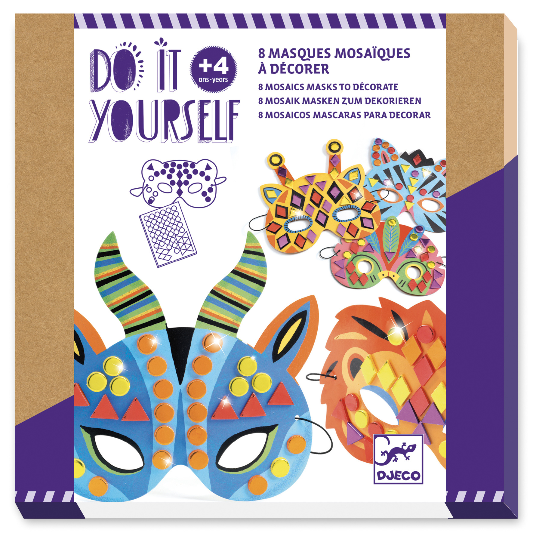 Djeco Knutsel Set Jungle Maskers | Bestel Eenvoudig! - Het Houten ...