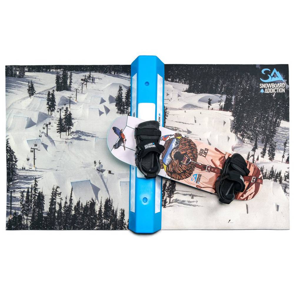 Snowboard Addiction Training Mat - Crazy Dude