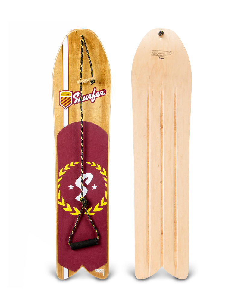 Snurfer The Drifter Snow Surfer Sangria Walnut - Crazy Dude