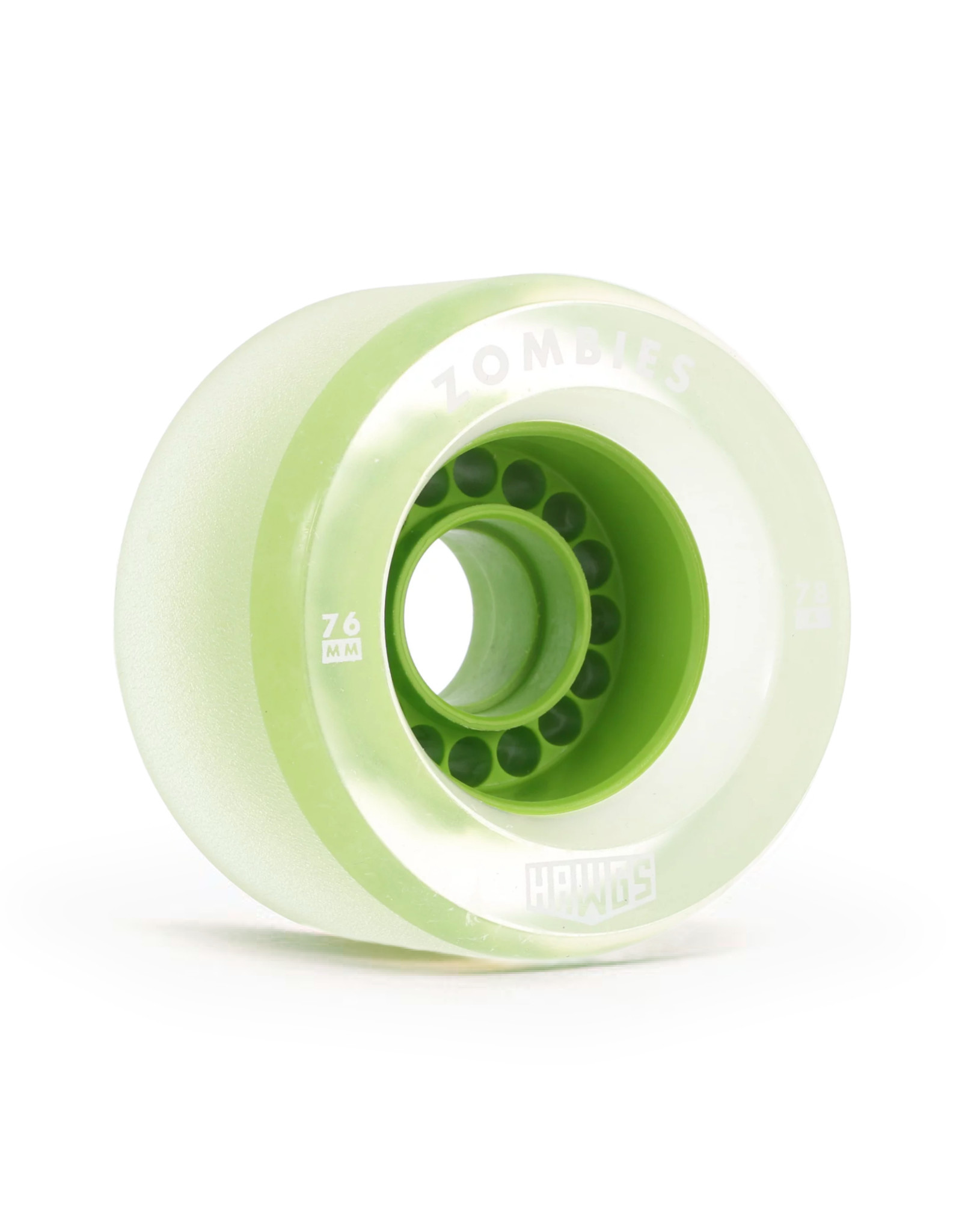 Hawgs Clear Zombie Rollen 76 mm 78A Green 4er-Set - Crazy Dude