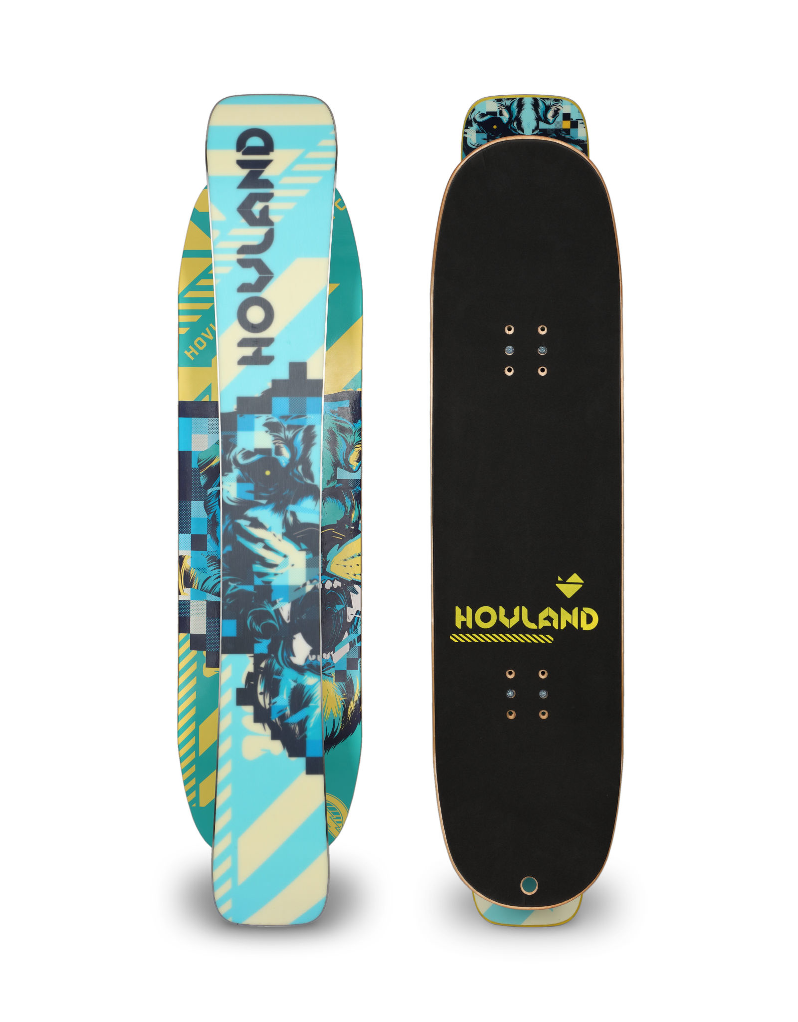 Hovland Ram Bi-Level Snowskate - Crazy Dude