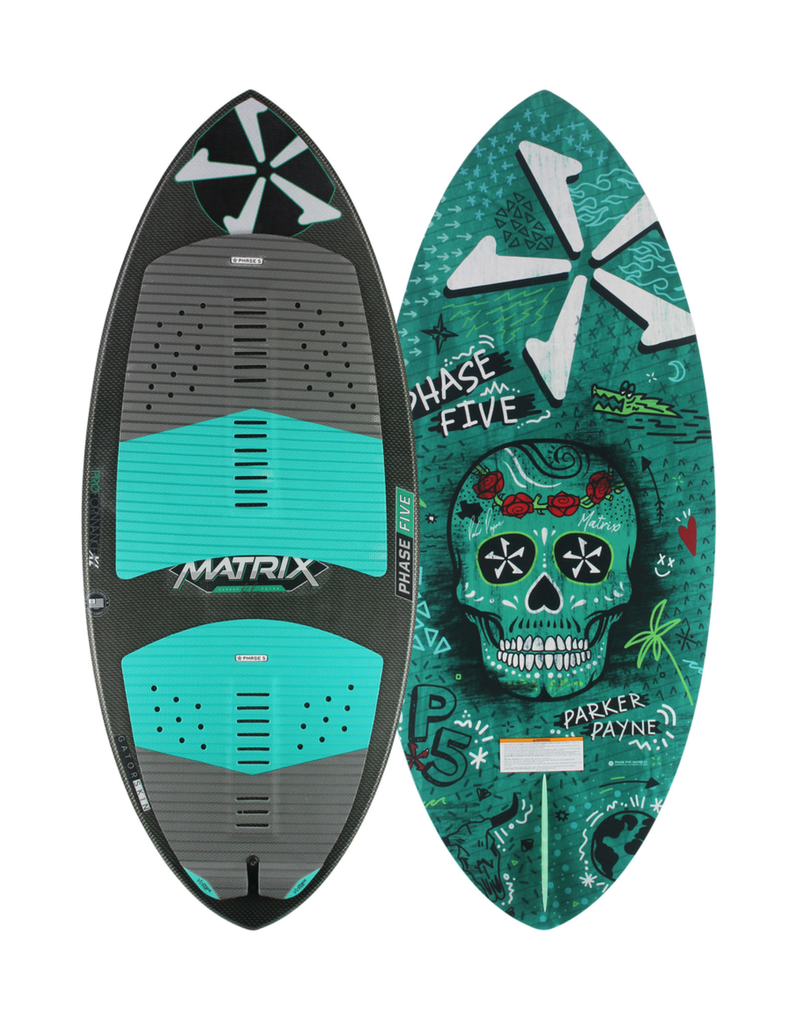 Phase Five Matrix LTD 48" Skim-Style Wakesurf - Crazy Dude
