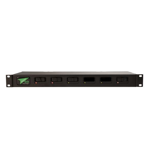 GreenGO - 6 way rackmount battery charger - The Audio Specialists