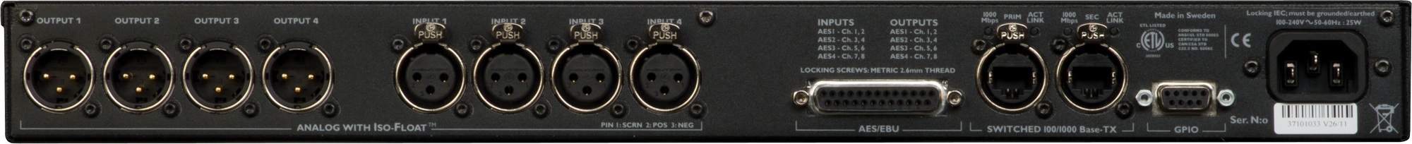 Lake - LM 44 Processor 4x4 matrix/2x6 X-Over EU - The Audio Specialists ...