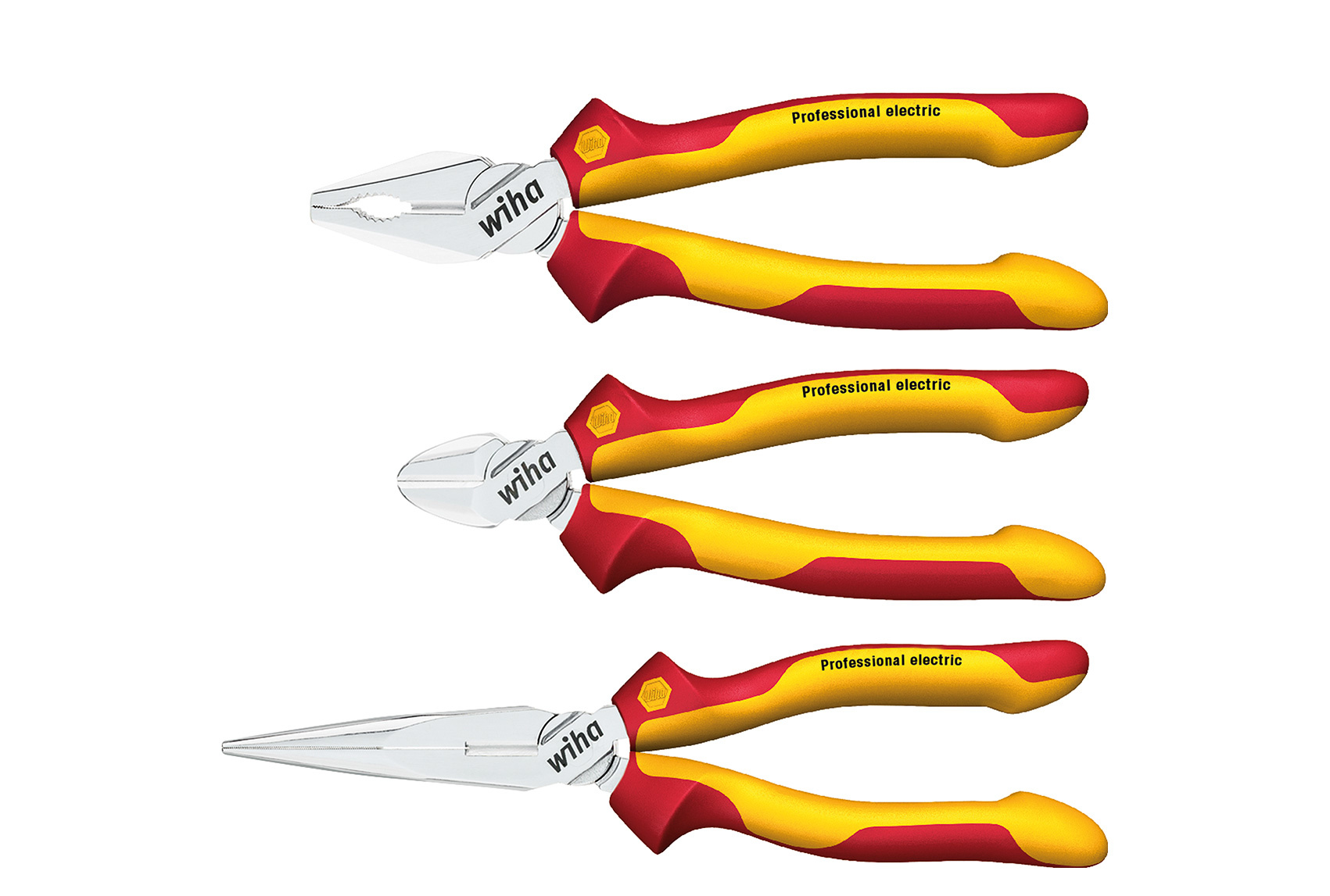 Wiha Z 99 0 001 06 Tangenset Professioneel Electric 3 delig 26852 wiha-z-99-0-001-06-tangenset-professioneel-electric-3-delig-26852
