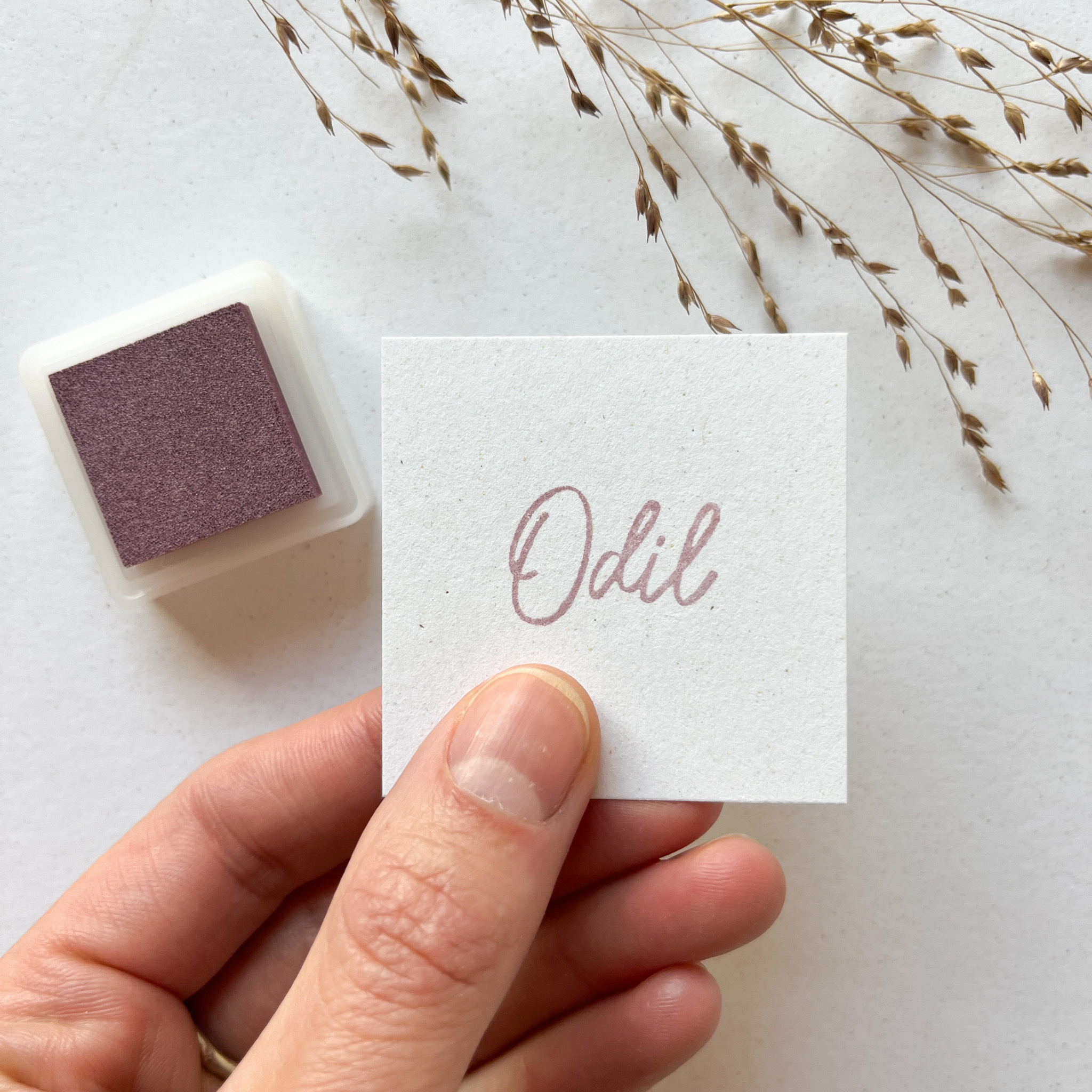 Inktpad in amandel voor op verpakkingen uit stof, papier en hout - FestLab