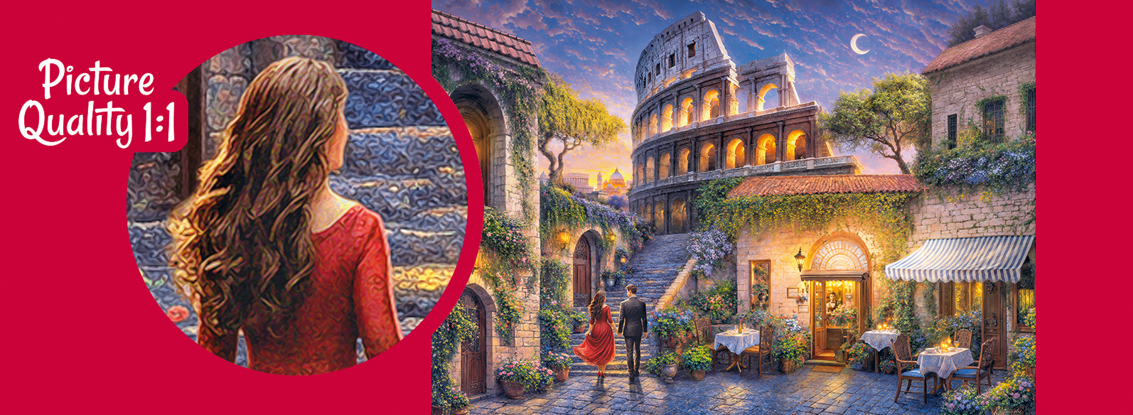 Buying Romantic Rome Puzzle 1000 Pieces? Quick and easy online ...