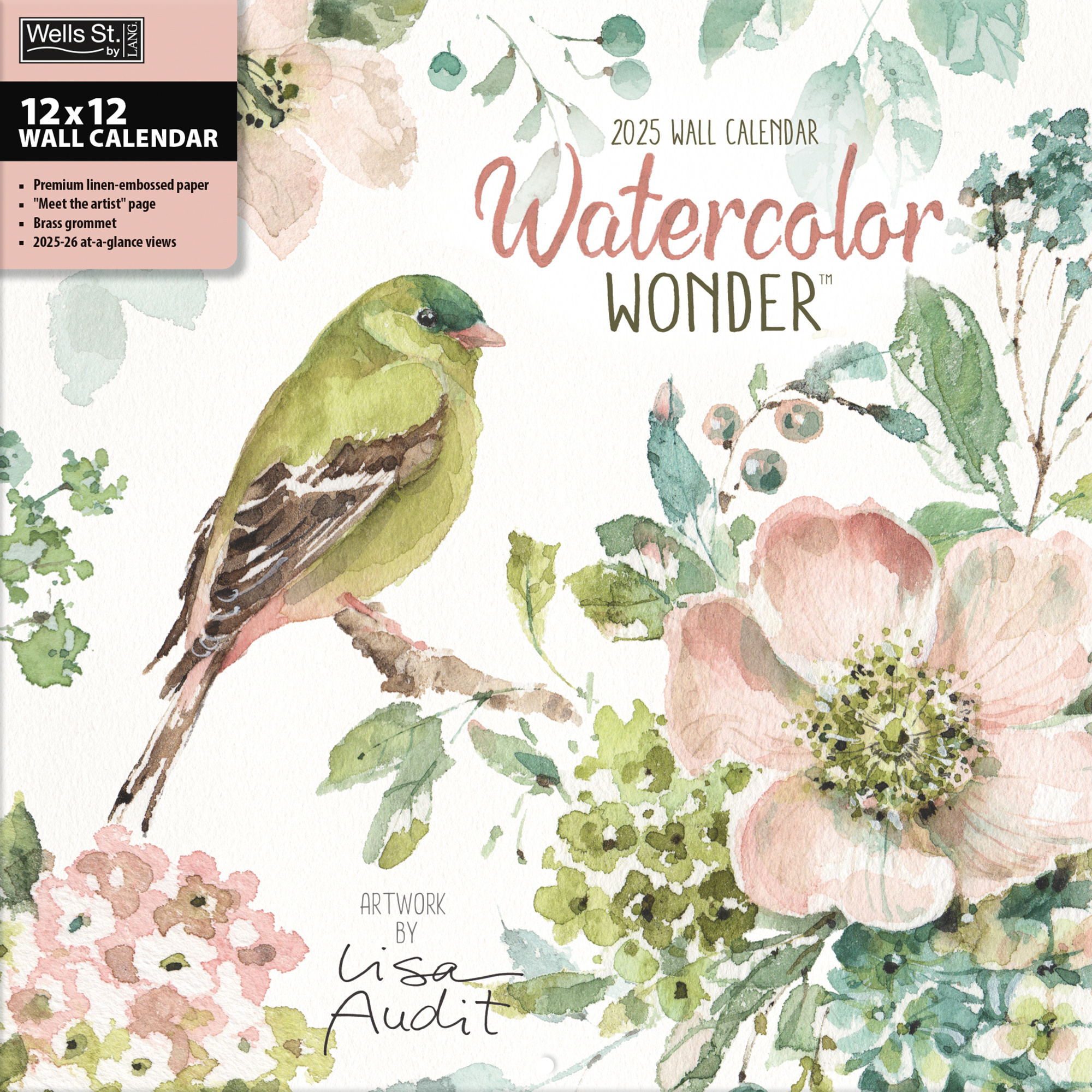 Acheter Watercolor Wonder Calendar 2025 ? Oeuvre de Lisa Audit ...