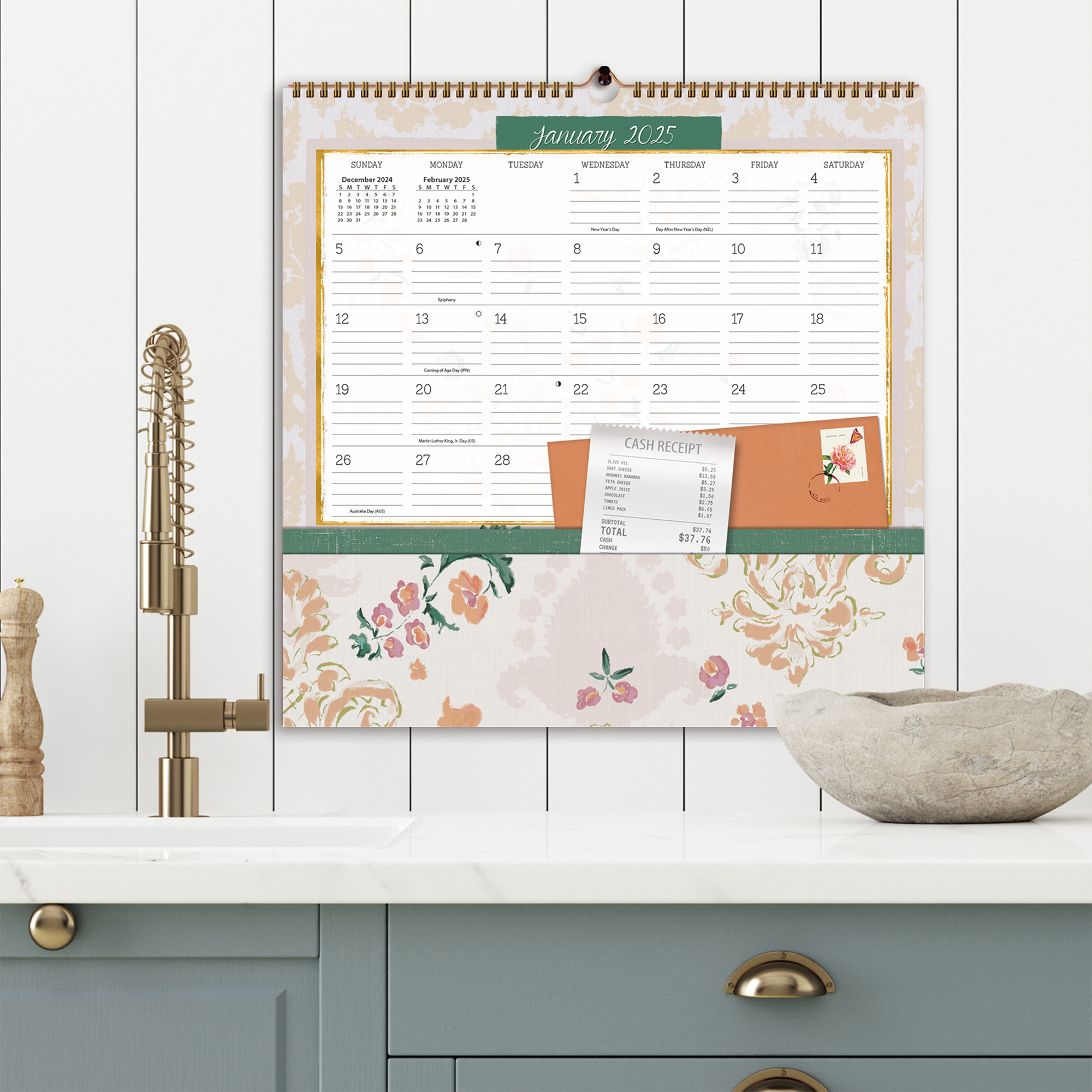 ¿Comprar Patina Vie Pocket Note Nook Calendario 2025? Simplemente en ...