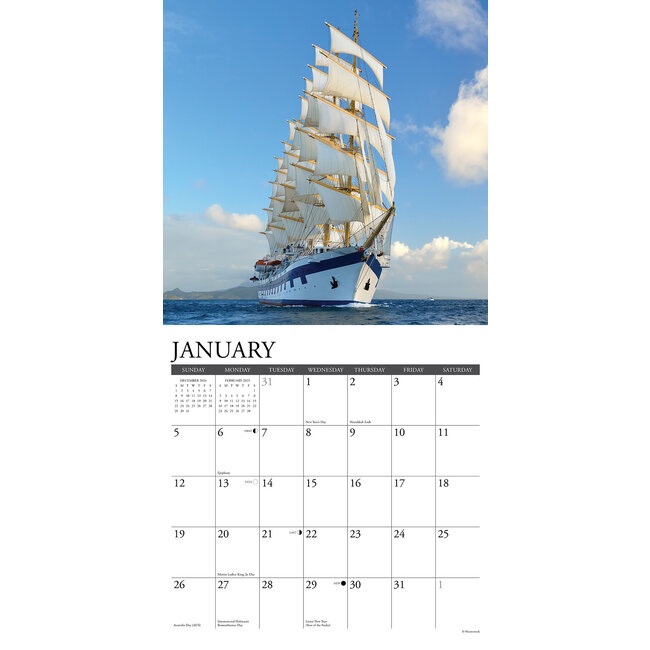 Schepen Kalender 2025 Kopen? | Bestel eenvoudig Online - Kalenderwinkel.nl