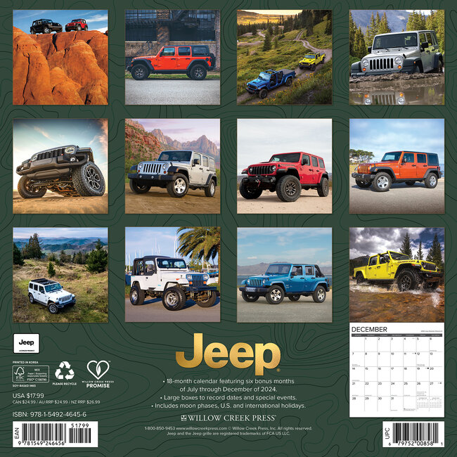 Buy Jeep Calendar 2025? Order online quickly and easily ...