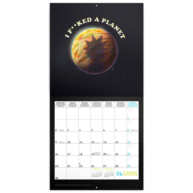 Buy Rick and Morty Calendar 2025? Order online quickly and easily ...