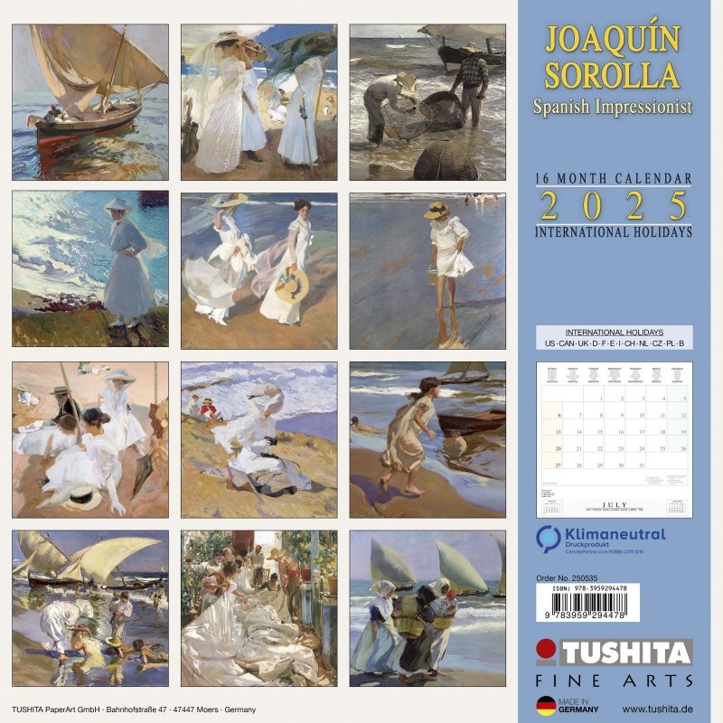 Impressionist Calendar 2025 - Jazmin Saidee Impressionist Calendar 2025 - Jazmin Saidee
