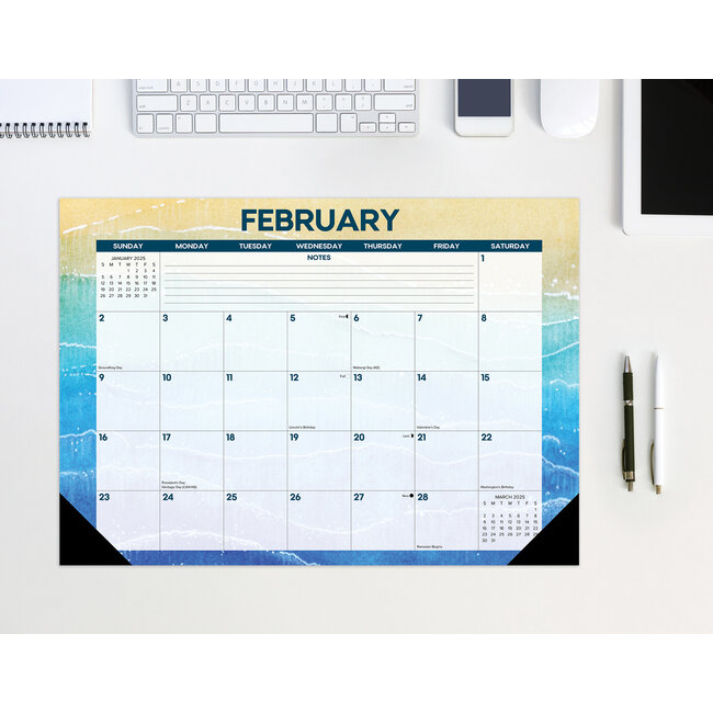 Buy Beach Desk Pad - Desk Calendar 2025? Quick and easy online ...