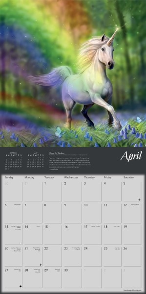 Anne Stokes Calendar 2025 Unicorn Buy | simply order online ...