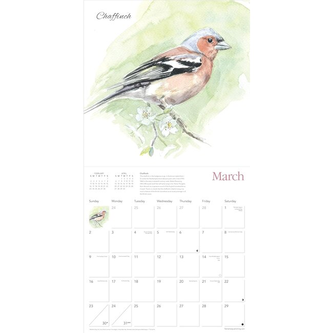 Buying Garden Birds Calendar 2025? Quick and easy online ...
