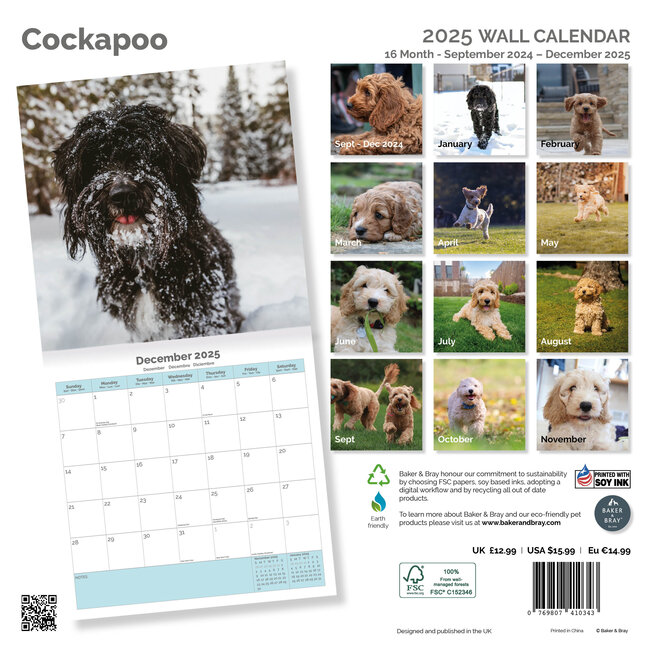 Cockapoo Kalender 2025 kaufen? Einfach und schnell online bestellen ...