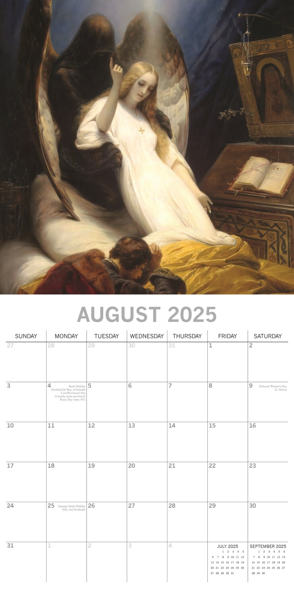 Buying Angels Calendar 2025 | Order easily online - Kalenderwinkel.nl