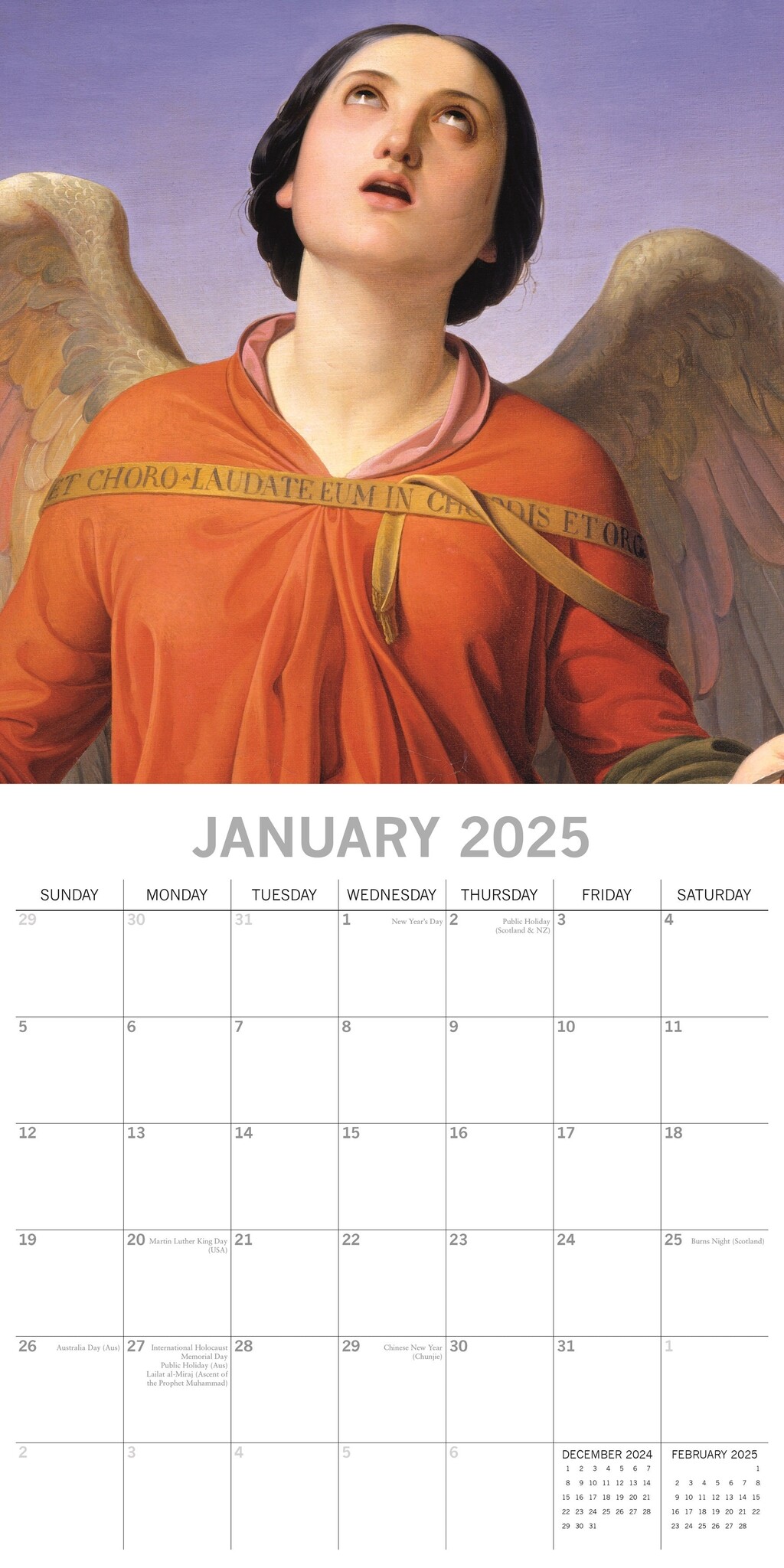 Buying Angels Calendar 2025 | Order easily online - Kalenderwinkel.nl