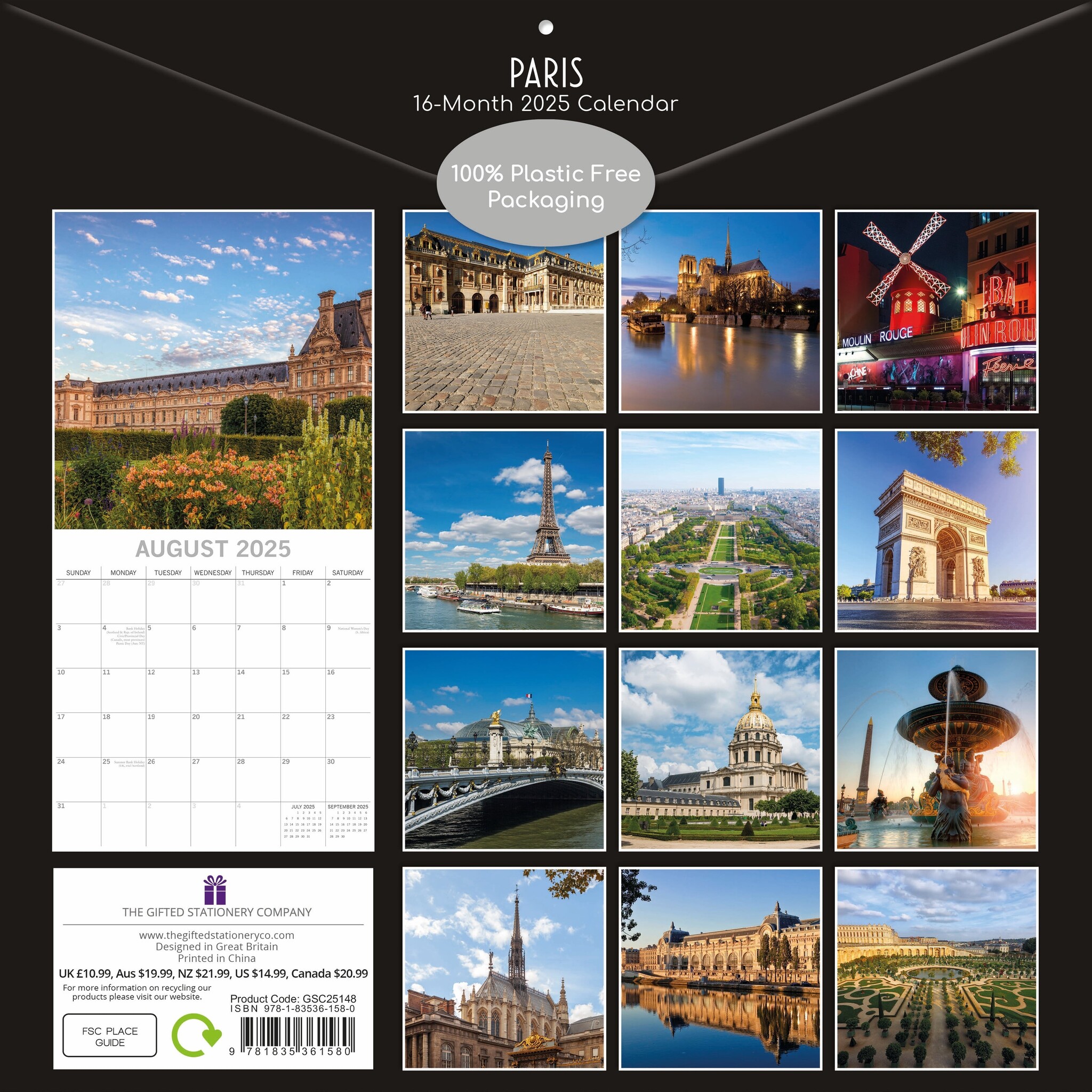 Achat Calendrier Paris 2025 | commander simplement en ligne ...
