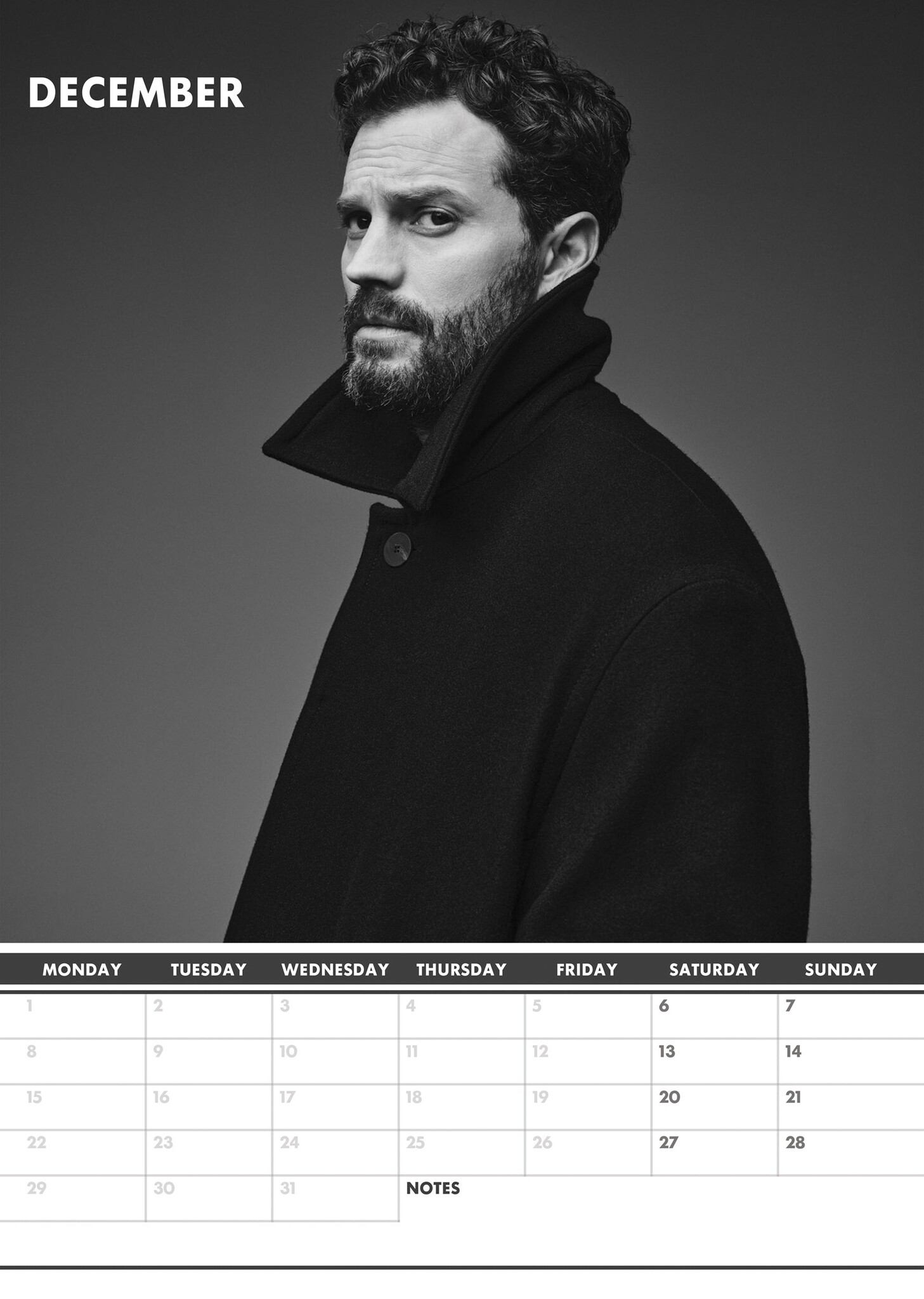 ¿Jamie Dornan Calendario 2025? Pídalo fácil y rápidamente en línea ...