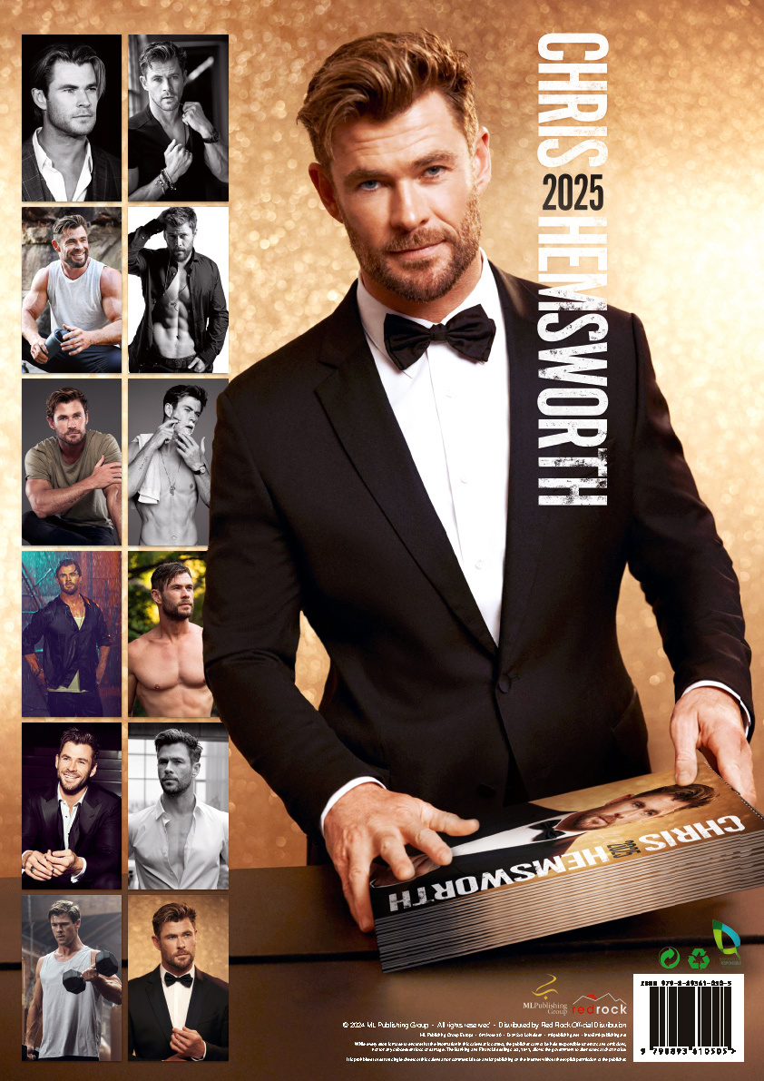 Buying Chris Hemsworth Calendar 2025? Quick and easy online - Kalenderwinkel.nl