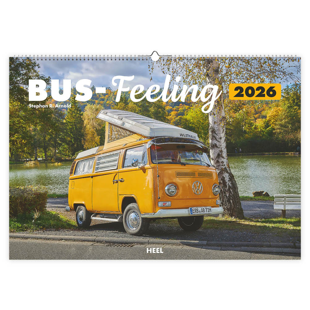 Volkswagen Bus Kalender 2026 kaufen? Online bestellen - Kalenderwinkel.nl