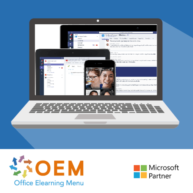 Microsoft Teams E-Learning Videolektione - OEM Office Elearning Menu