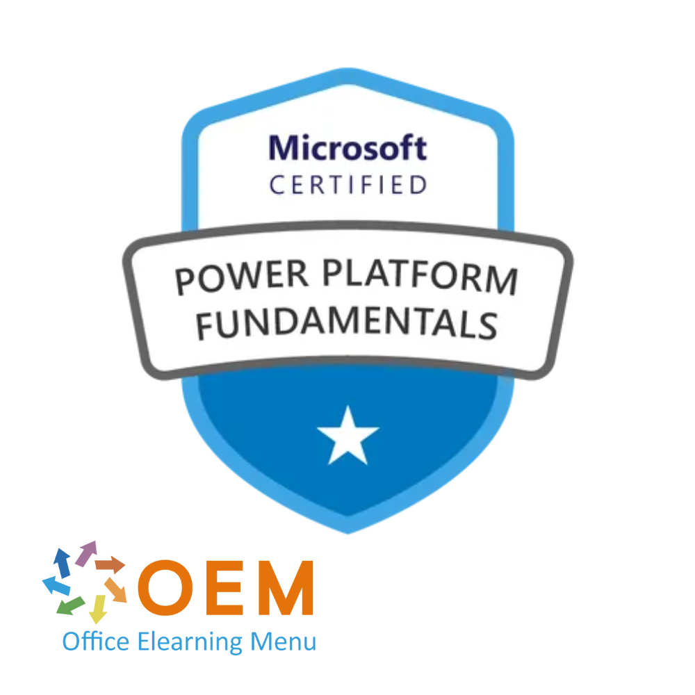 PL-900: Microsoft Power Platform – MOS Zertifizierungsprüfung - OEM Office Elearning Menu