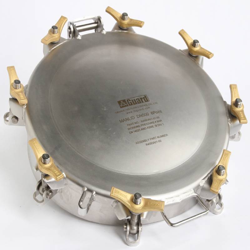 500 mm Deep Neckring Manlid-montage, 8 punten, - Guard Europe B.V.