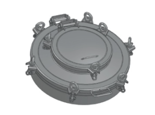 500mm Manlid Assembly mit 300mm Inspektionsluke - Guard Europe B.V.