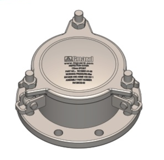 DN170 Flange Mounting Inspection Hatch - Guard Europe B.V.