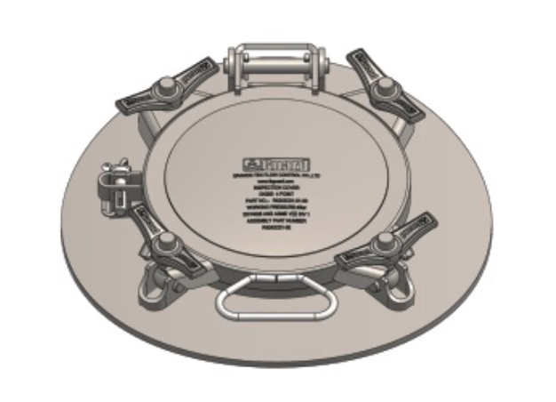 DN250 Low Profile Inspection Manlid Assembly - Guard Europe B.V.