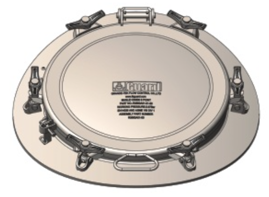 DN500 Low Profile Manlid Assembly -3Bar - Guard Europe B.V.