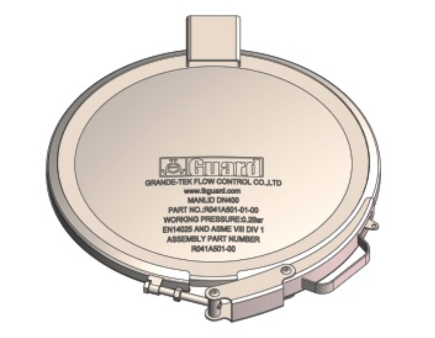 DN400 IBC Quick Opening Clamp Manlid Cover - Guard Europe B.V.