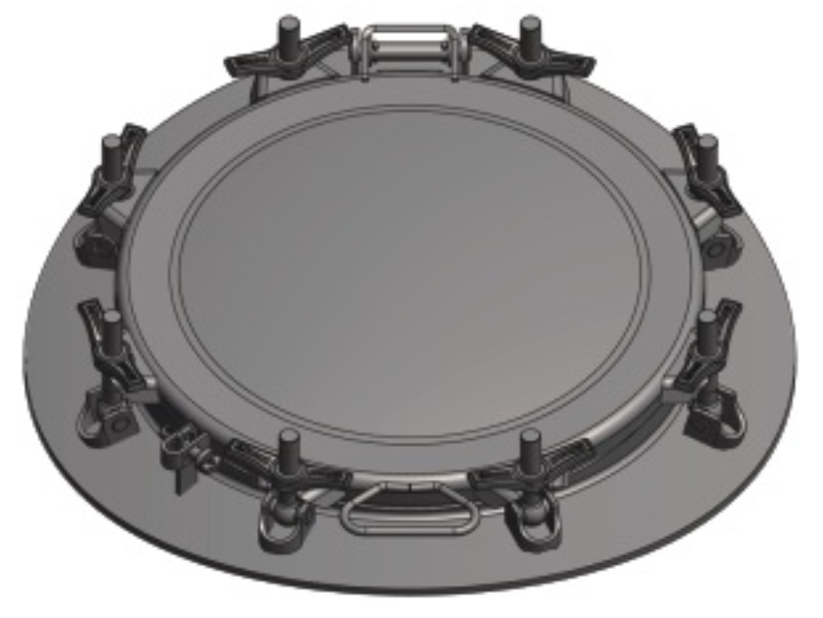 (DN500mm) Manlid Assembly with Rubber - Guard Europe B.V.